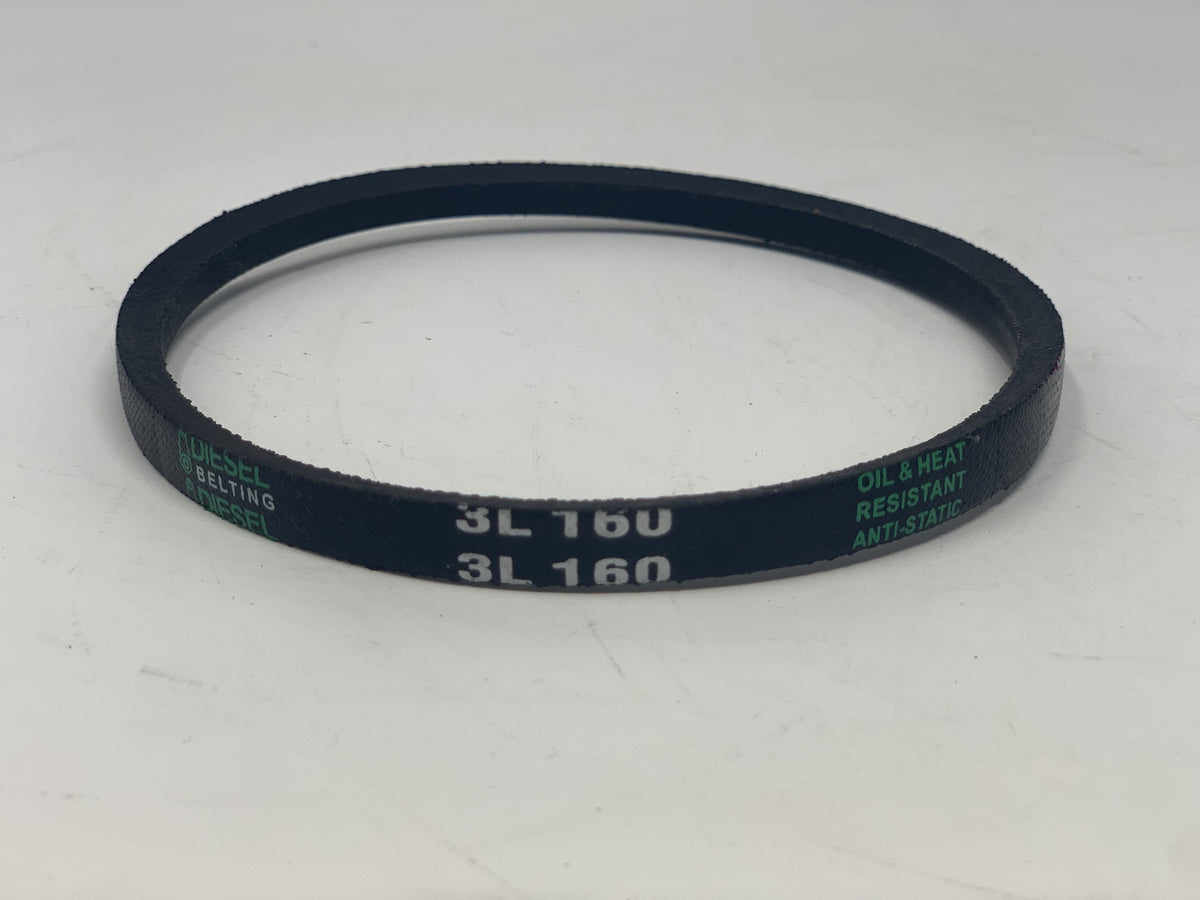 3L160 V-Belt 3/8" x 16" Outside Circumference FHP Wrapped Diesel Belti ...
