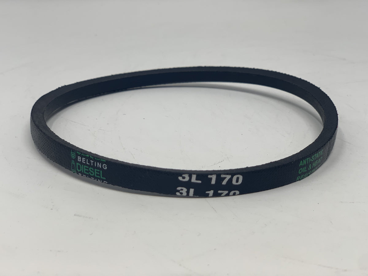 3L170 V-Belt 3/8" x 17" Outside Circumference FHP Wrapped Diesel Belti ...