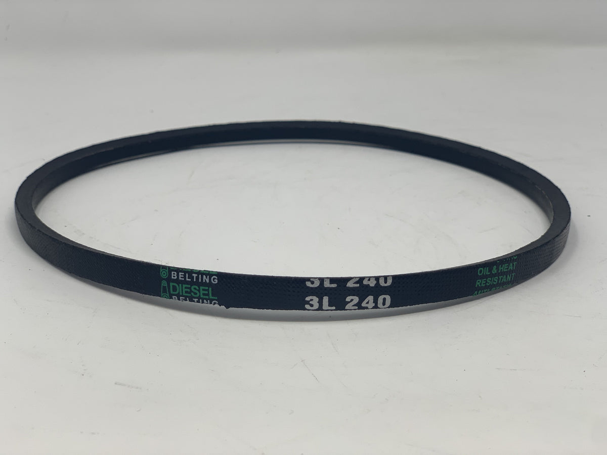 3L240 V-Belt 3/8" x 24" Outside Circumference FHP Wrapped Diesel Belti ...
