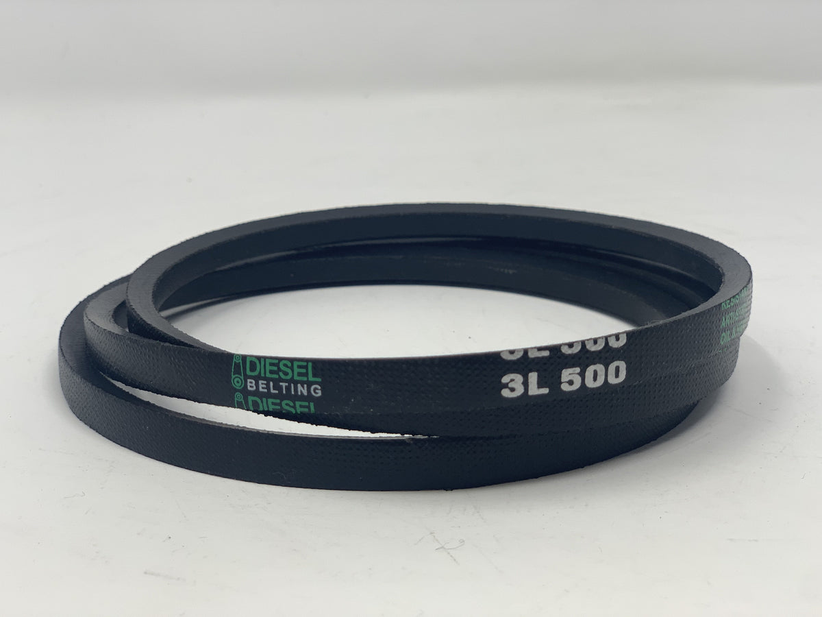 3L500 V-Belt 3/8" x 50" Outside Circumference FHP Wrapped Diesel Belti ...