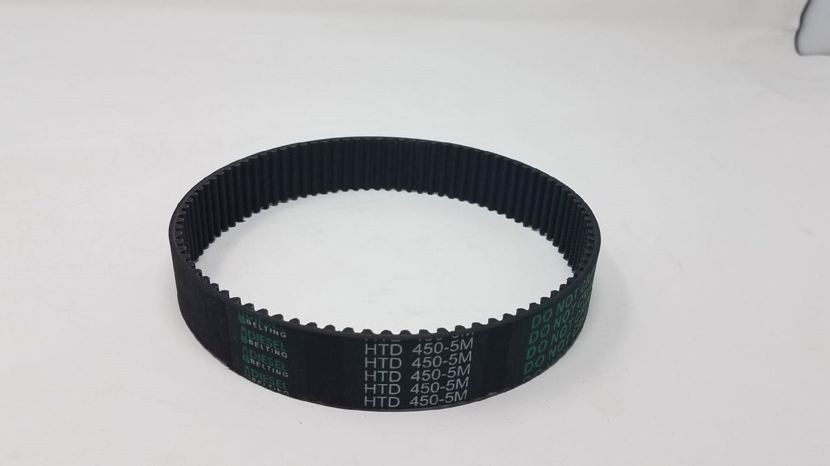 450-5M-15 Timing Belt 5mm Pitch, 15mm Wide, 450mm Pitch Length, 90 Tee ...