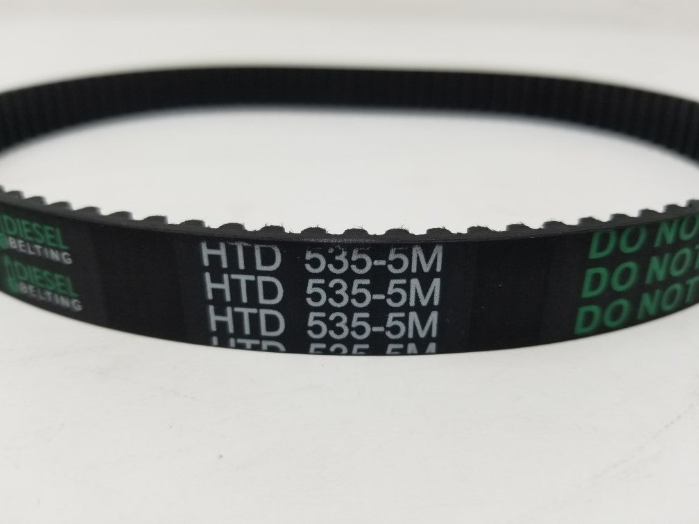 535-5M-15 Timing Belt 5mm Pitch, 15mm Wide, 535mm Pitch Length, 107 Te ...