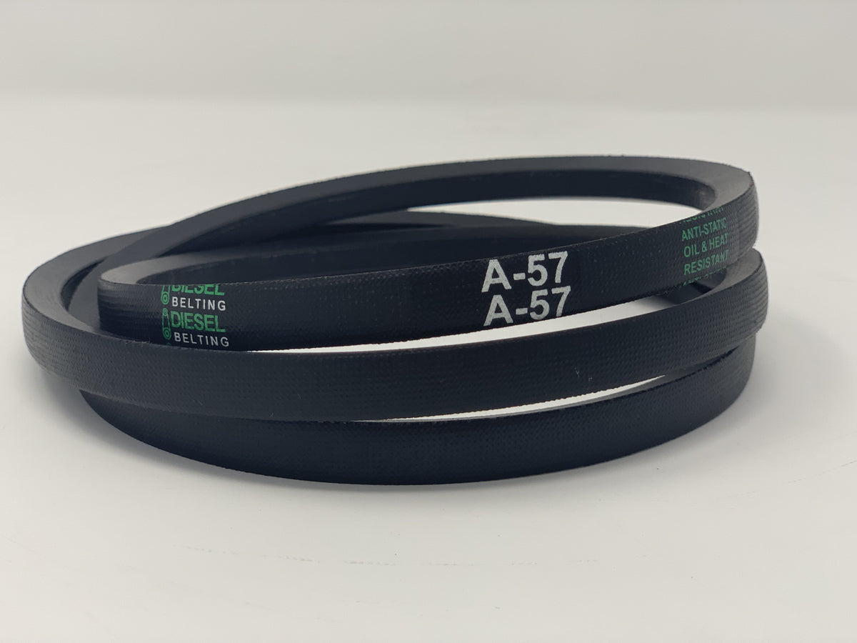 Dayton 6A148 Replacement V Belt A57 Classic Wrapped 1/2 x 59in Outside ...