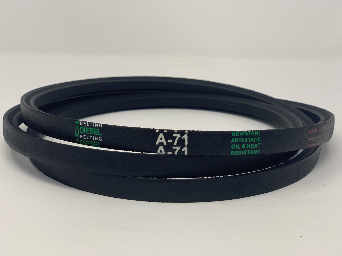 Dayton 3X627 Replacement V Belt A71 Classic Wrapped 1/2 x 73in Outside ...