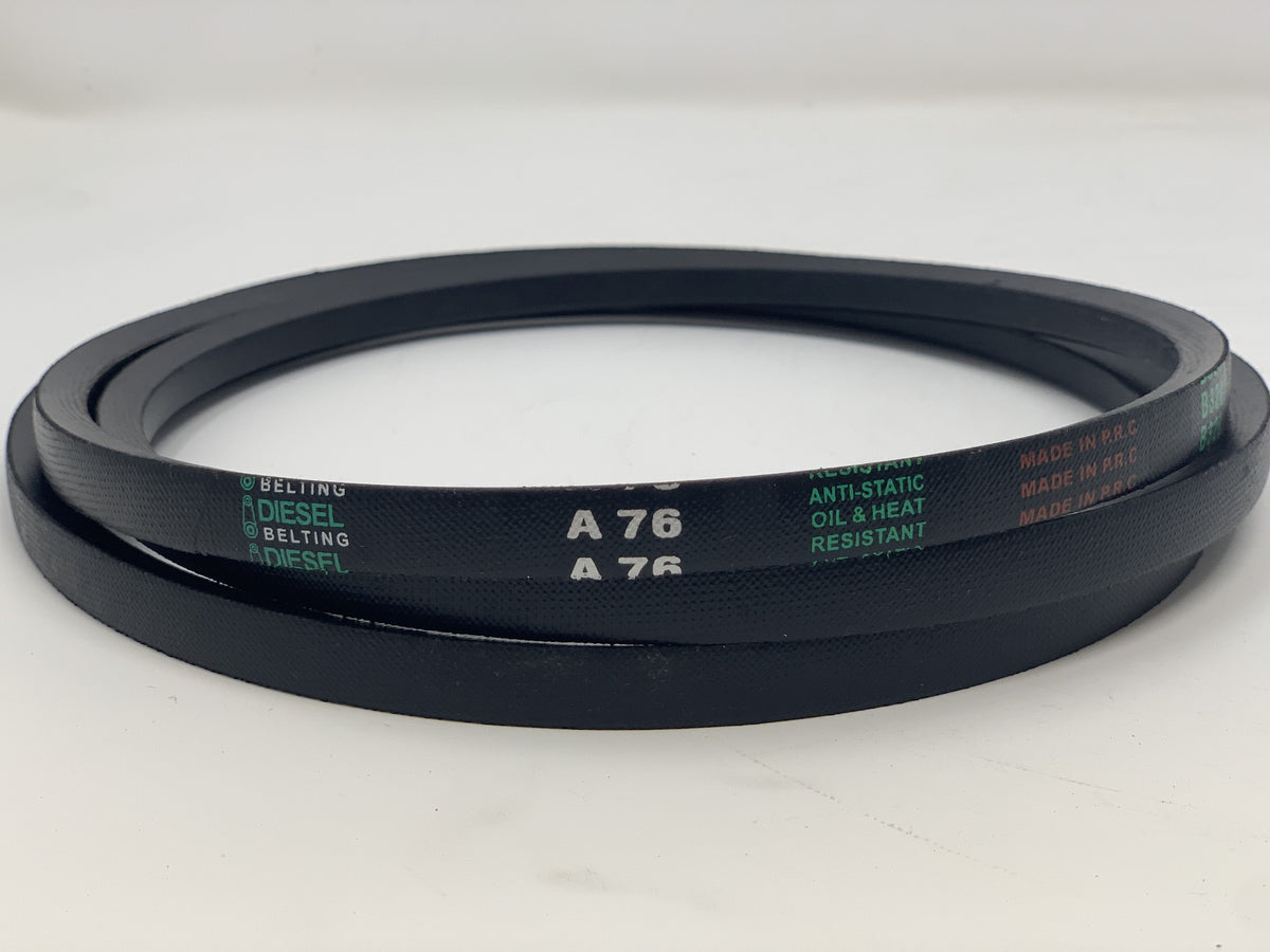 A76 V-Belt 1/2" x 78" Outside Circumference Classic Wrapped Diesel Bel ...