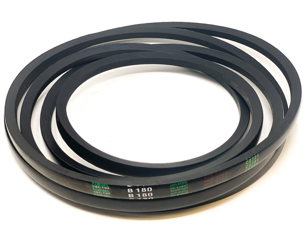 B180 Classic Wrapped V-Belt 21/32in x 183in Outside Circumference ...