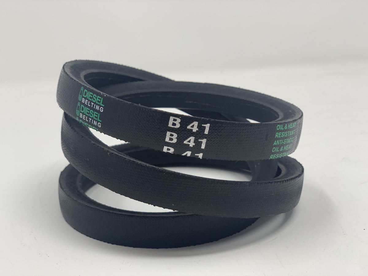 B41 V-Belt 21/32" x 44" Outside Circumference Classic Wrapped Diesel B ...