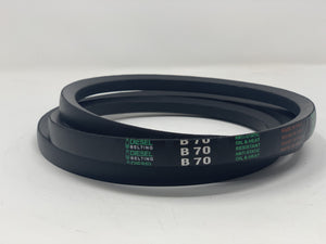 B70 V-Belt 21/32" x 73" Outside Circumference Classic Wrapped Diesel B – Diesel Belting